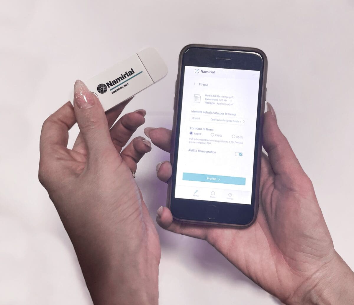 Firma Digitale Su Token Bluetooth | Namirial.it